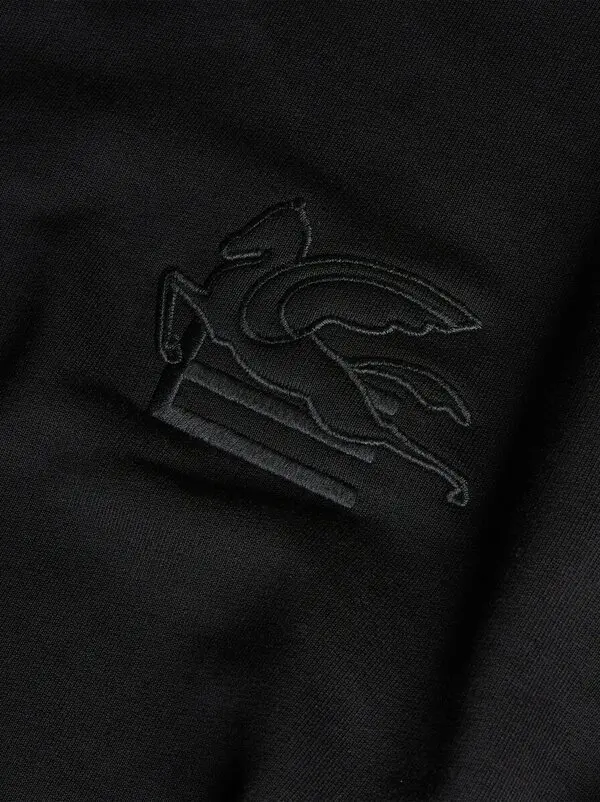 Etro Pegaso-appliqué Crew-neck Sweatshirt