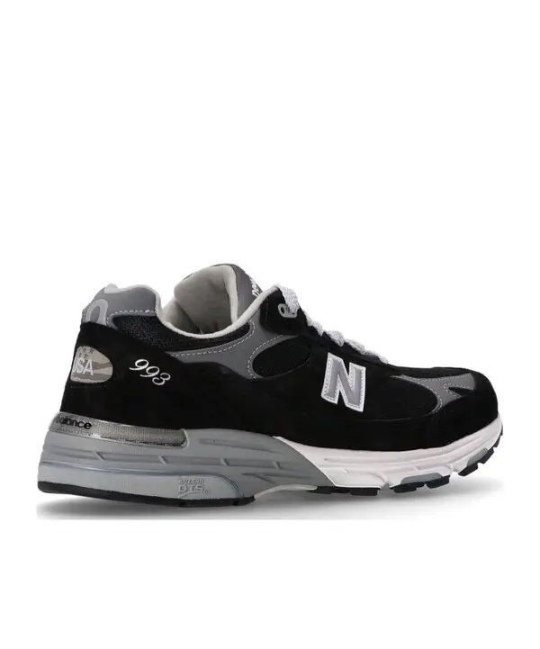 NEW BALANCE 993 Core Lace-up Sneakers - Black