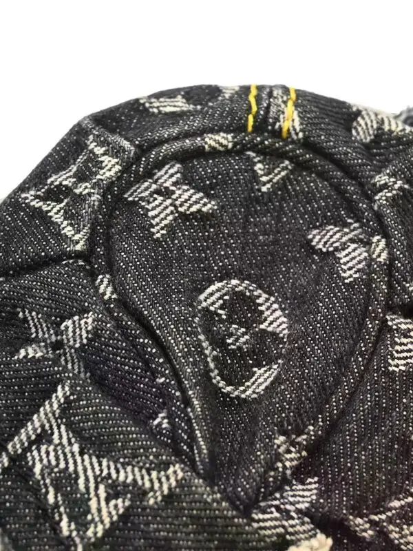 LOUIS VUITTON 2007 Monogram Denim Patchwork Tote Bag