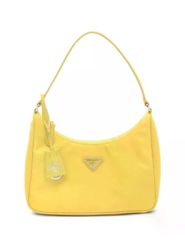 Prada Logo-plaque Shoulder Bag