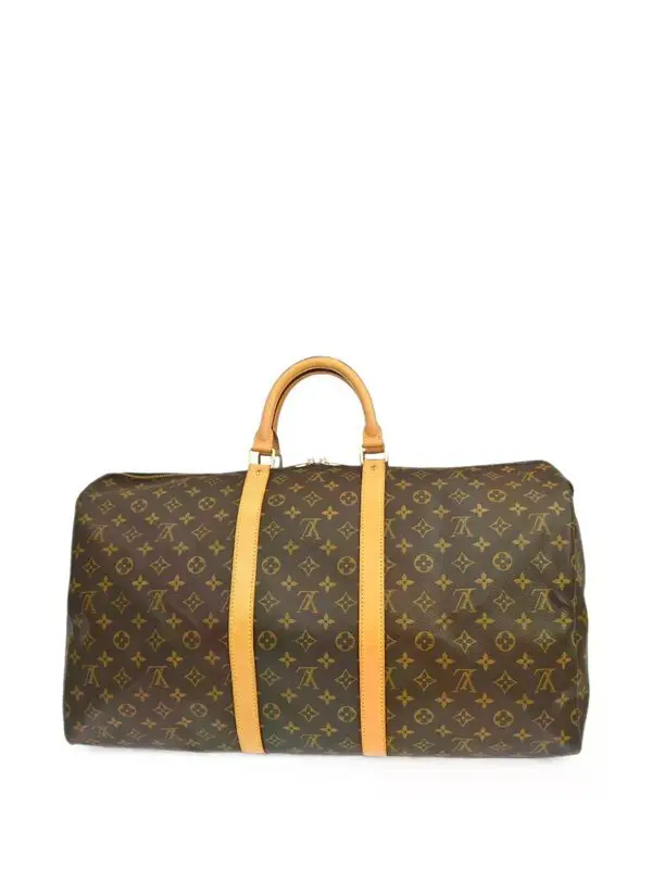 LOUIS VUITTON 1997 Monogram Keepall 55 Tote Bag