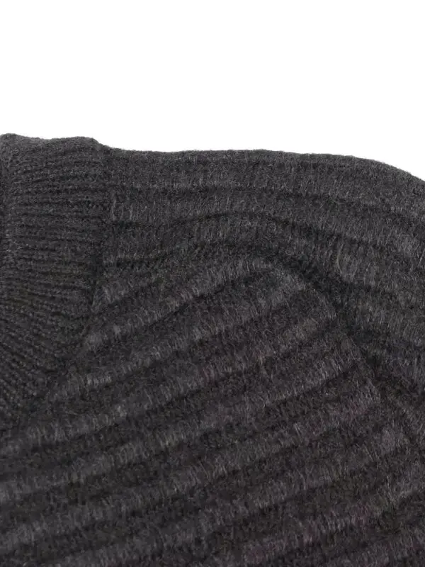 Saint Laurent Striped Knitted Sweater