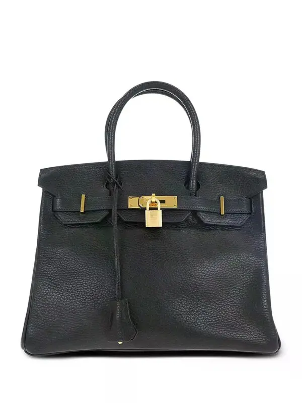 Hermès 2003 Ardennes Birkin 30 Tote Bag - Black