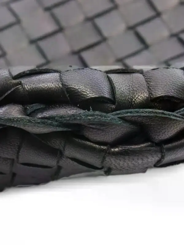 Bottega Veneta Intrecciato Shoulder Bag - Black