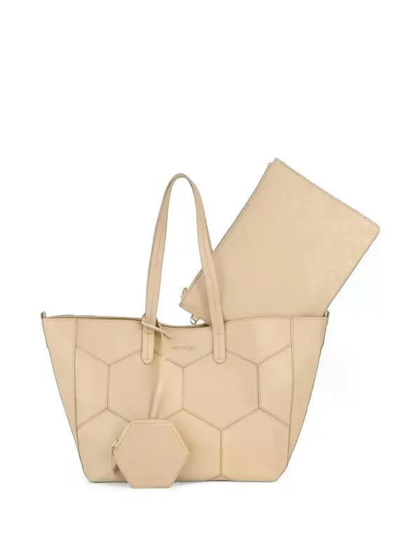 KAT MACONIE Geometric-quilted Tote Bag - Neutrals