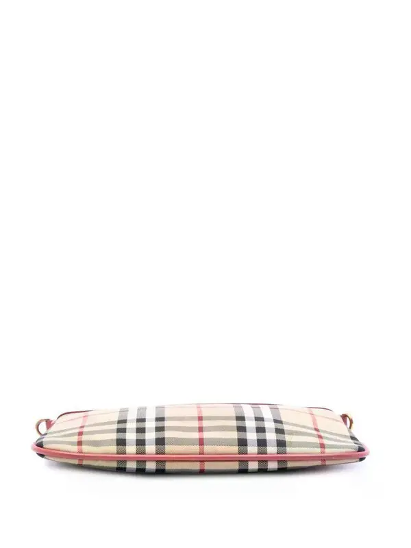 Burberry 2000-2017 Haymarket Check Nylon Peyton Crossbody Bag