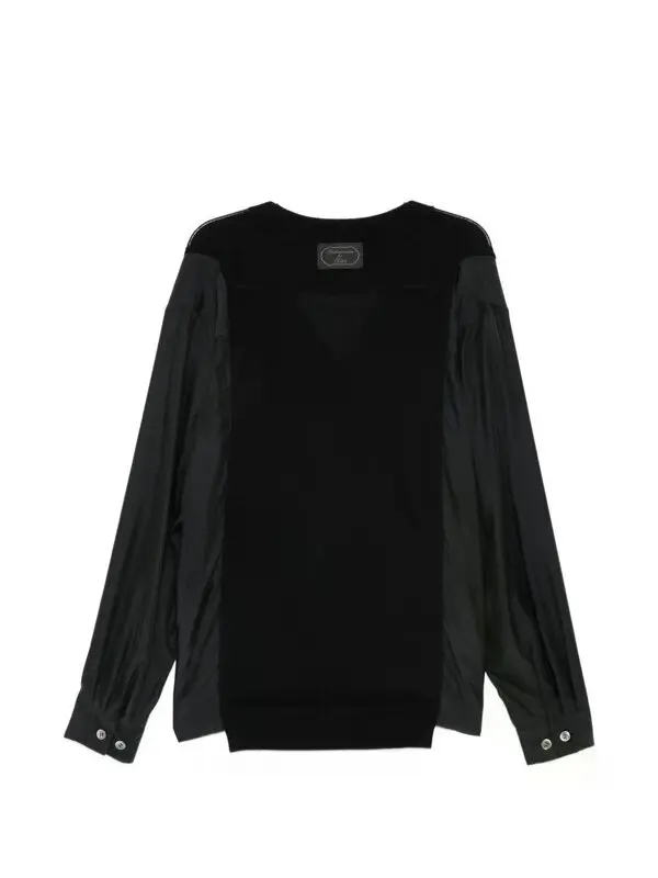 Undercover Panelled V-neck Blouse