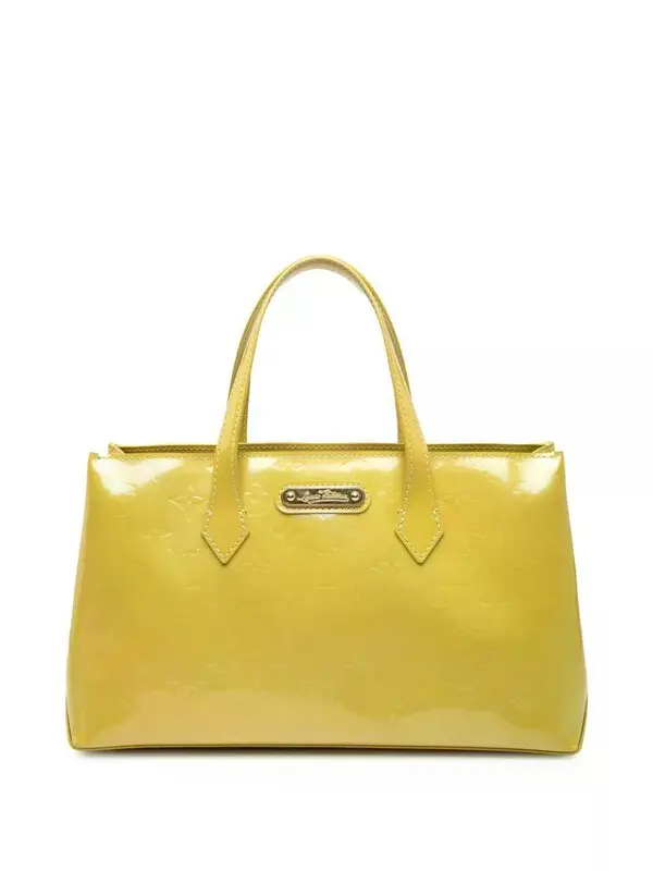 LOUIS VUITTON Monogram Vernis Wilshire Pm Handbag