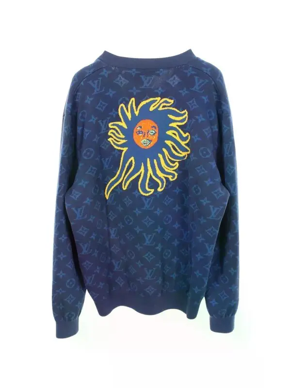 LOUIS VUITTON X Yayoi Kusama 2010s Monogram Cardigan