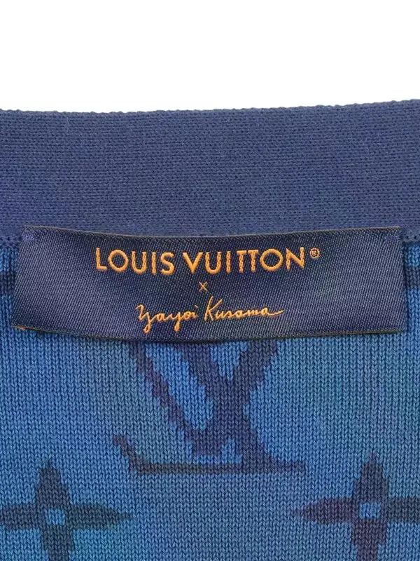 LOUIS VUITTON X Yayoi Kusama 2010s Monogram Cardigan