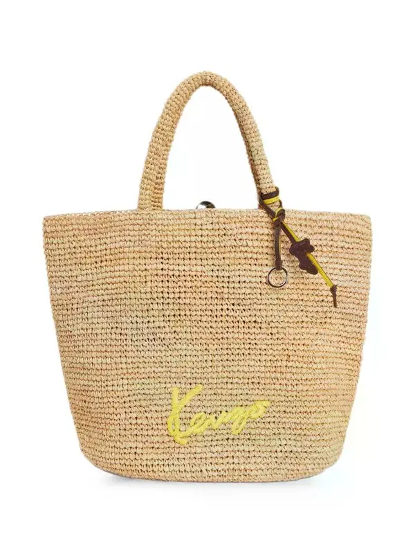 Kenzo Large Barket Signature-embroidered Tote Bag