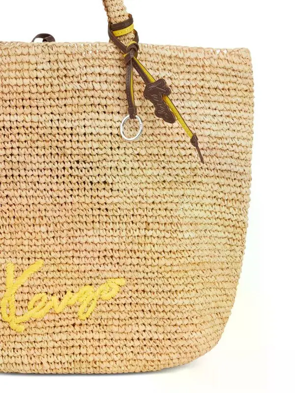 Kenzo Large Barket Signature-embroidered Tote Bag