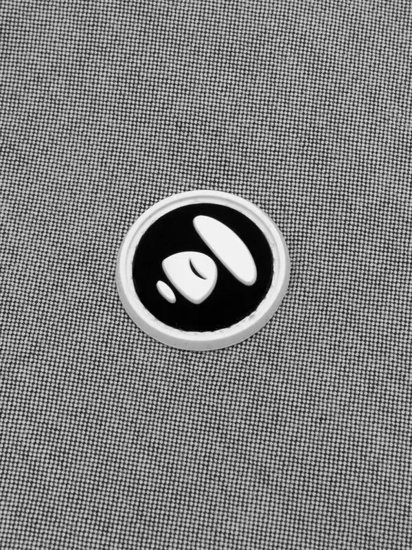 AAPE BY *A BATHING APE Logo-patch Camouflage-panel Shirt