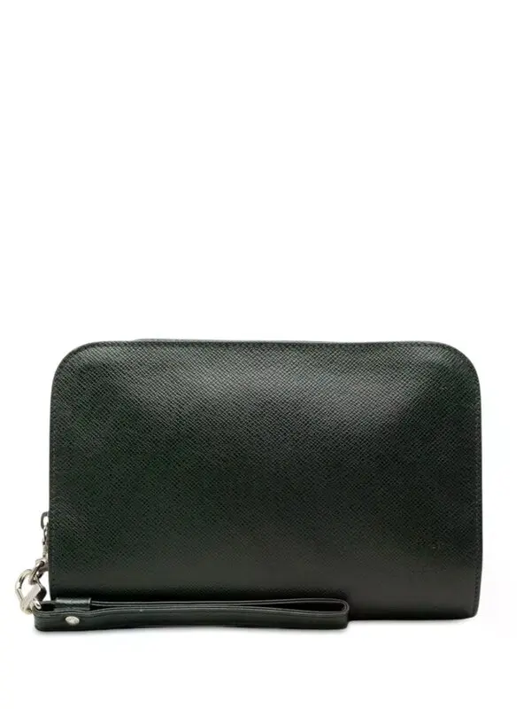 LOUIS VUITTON Taiga Baikal Pochette Clutch Bag
