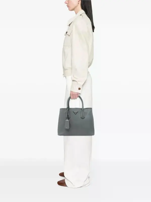 Prada 2013-2026 Medium Saffiano Cuir Double Satchel