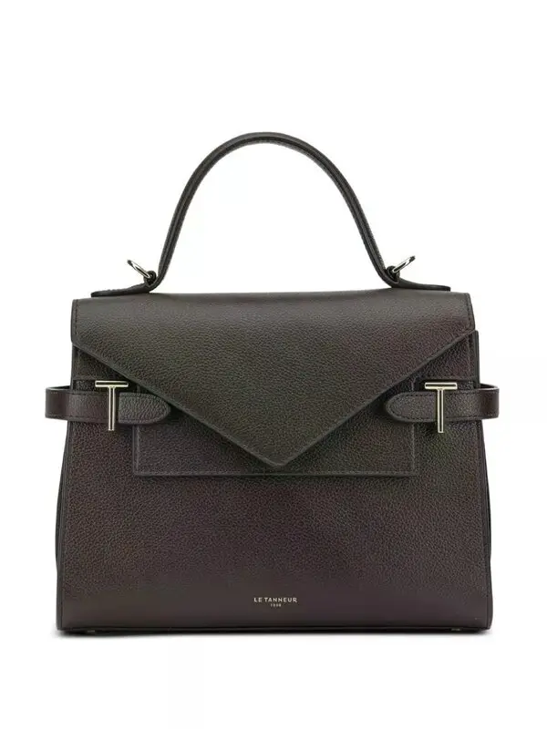 LE TANNEUR Pebbled Tote Bag - Brown