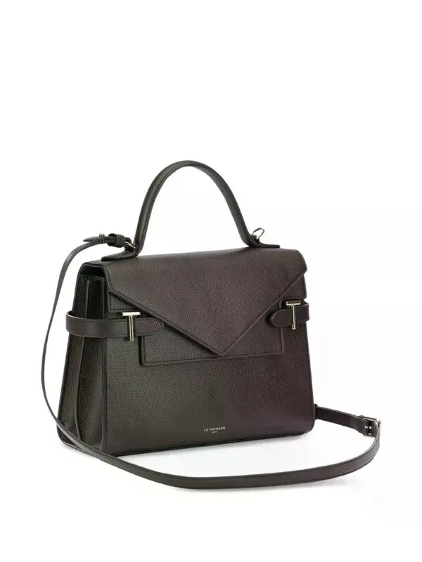 LE TANNEUR Pebbled Tote Bag - Brown