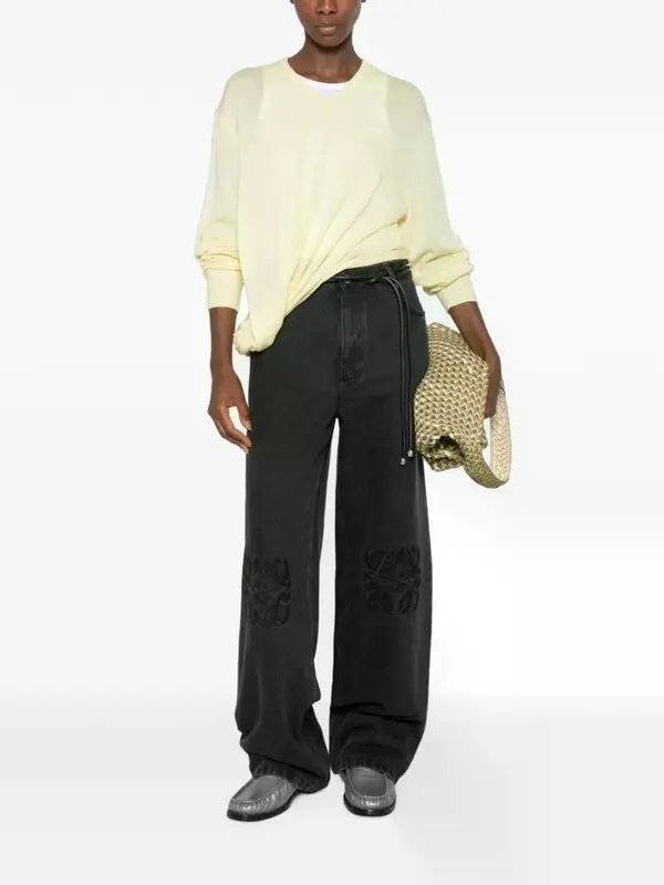 Loewe Sweater In Wool - Yellow