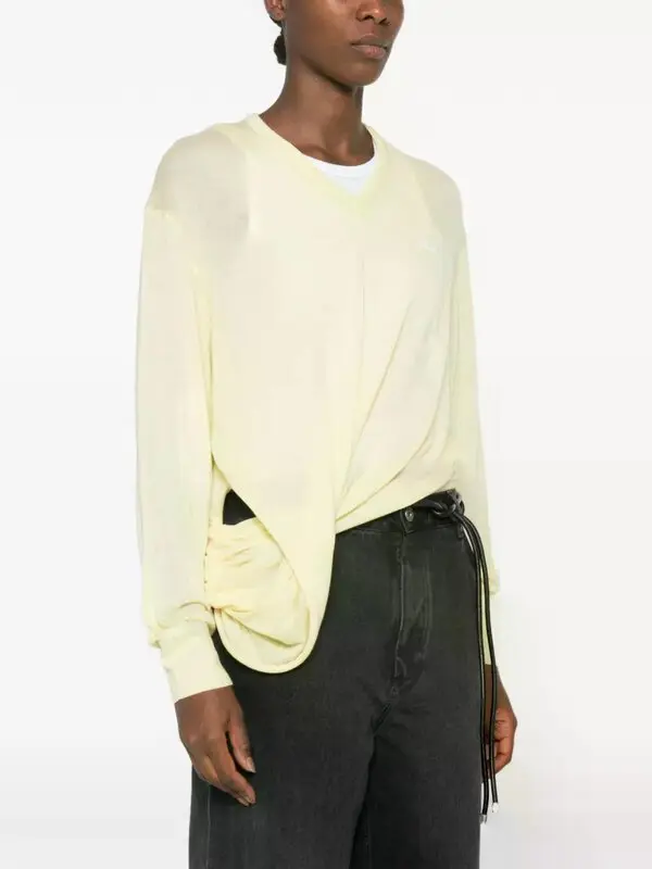 Loewe Sweater In Wool - Yellow