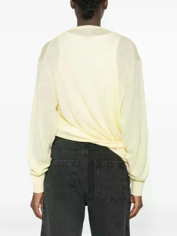 Loewe Sweater In Wool - Yellow