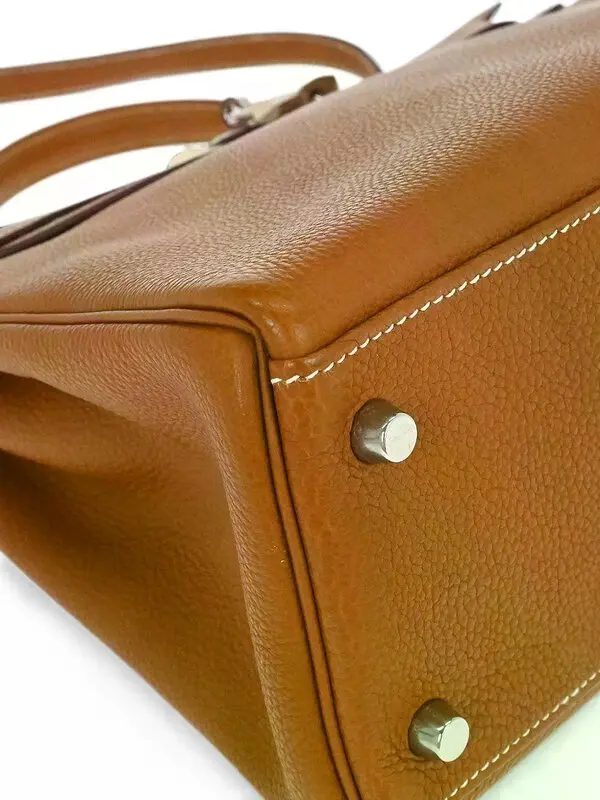 Hermès 2007 Togo Kelly 32 Tote Bag - Brown