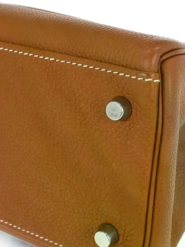 Hermès 2007 Togo Kelly 32 Tote Bag - Brown