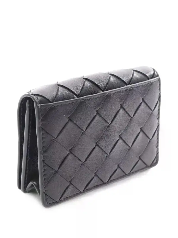 Bottega Veneta Intrecciato Card Case - Black
