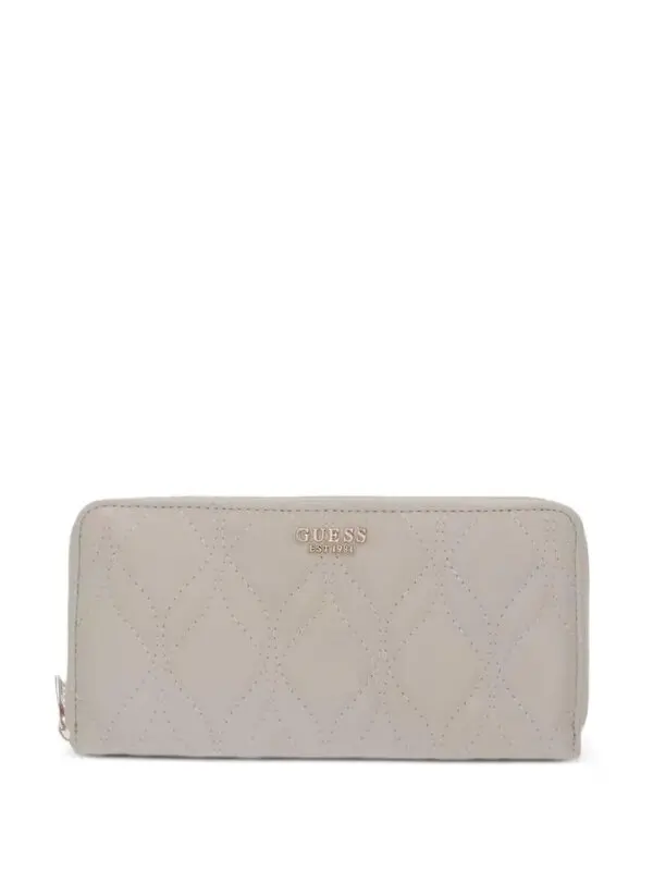 Guess Maxine Quilted-effect Zip-around Wallet