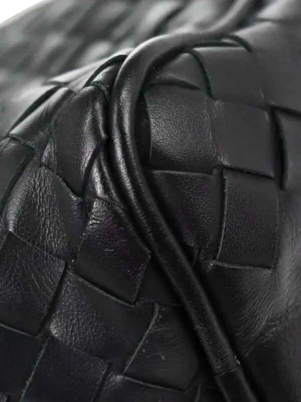 Bottega Veneta 1990-2000s Intrecciato Travel Pouch
