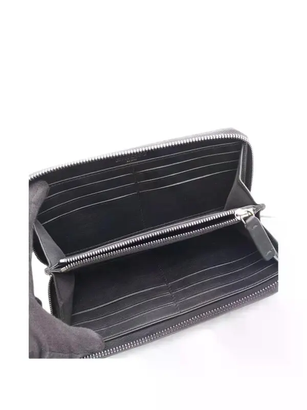JIMMY CHOO 2010s Carnaby Star-stud Wallet - Silver