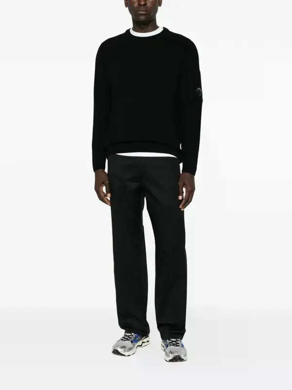 C.P. COMPANY Lens-detail Raglan-sleeve Sweater