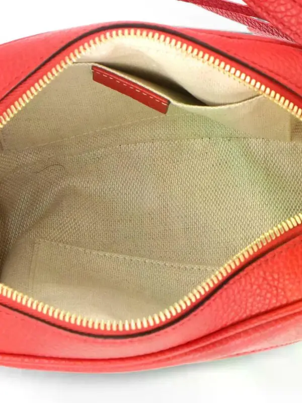 Gucci Soho Disco Leather Small Crossbody Bag - Red