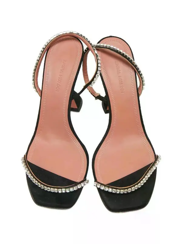 Amina Muaddi Gilda Crystal-embellished Sandals
