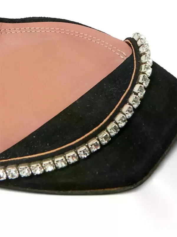 Amina Muaddi Gilda Crystal-embellished Sandals