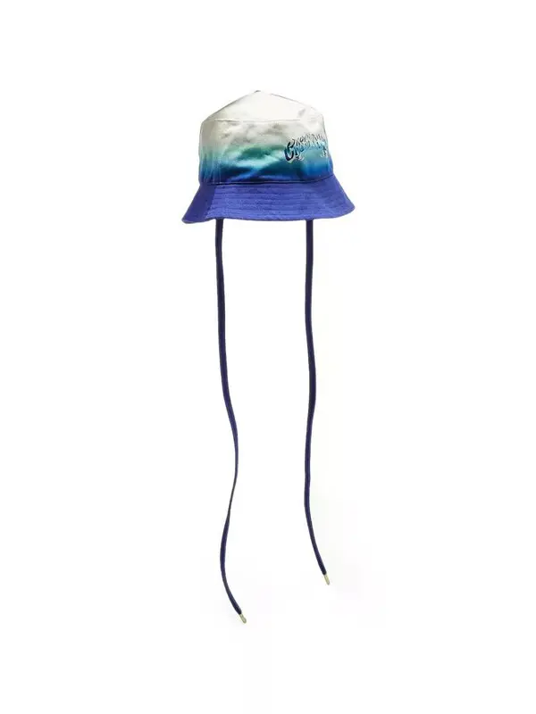 Casablanca Gradient Chin-strap Bucket Hat