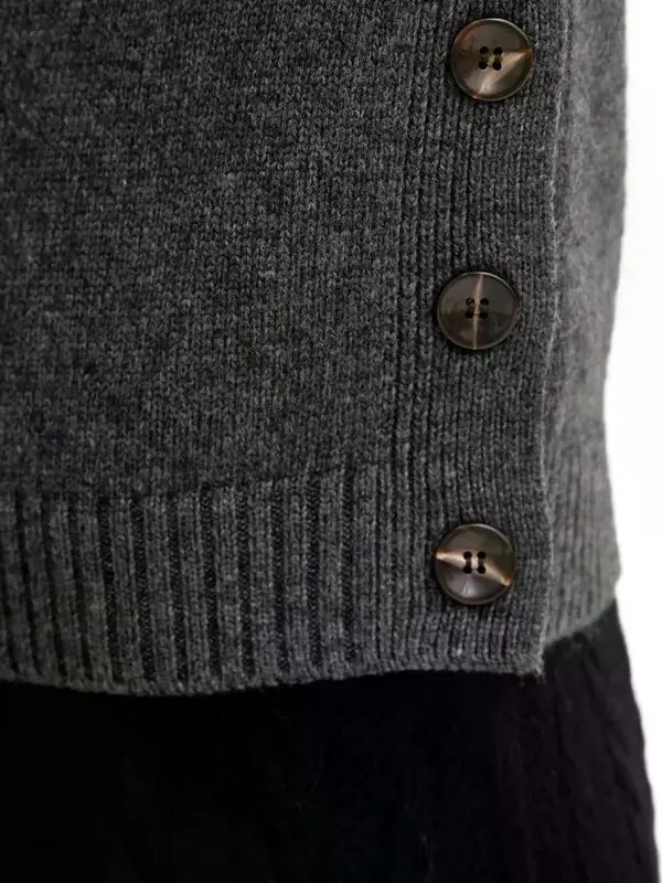 SILVIAN HEACH Button-detail Raglan-sleeve Sweater