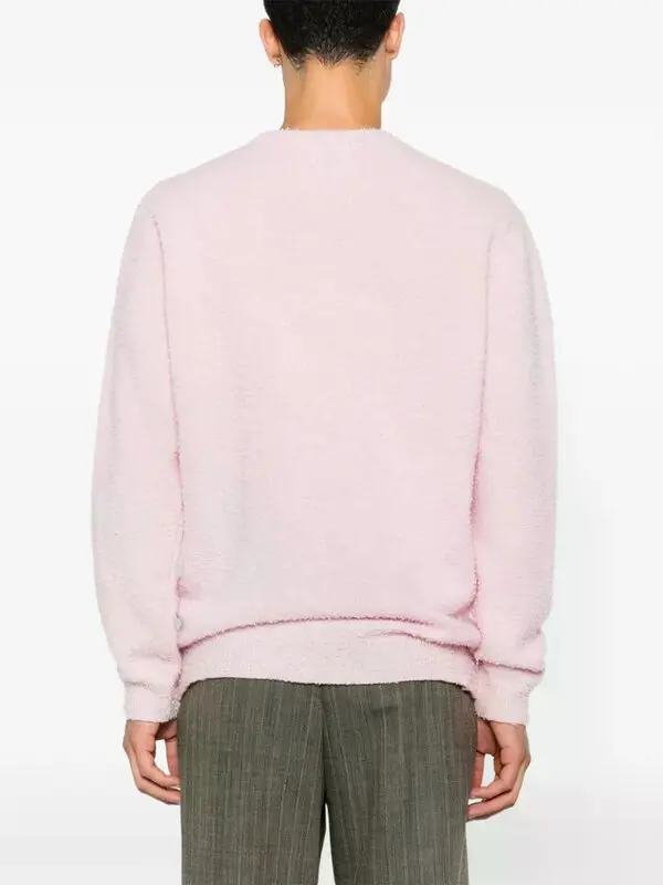 SCAGLIONE Bouclé-knit Crewneck Sweater
