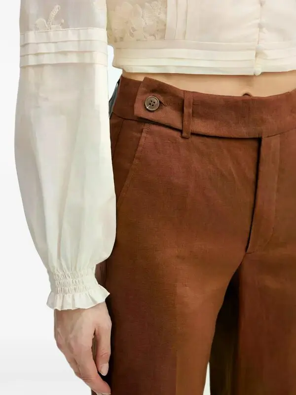 SILVIAN HEACH Plimpi Button-detail Trousers