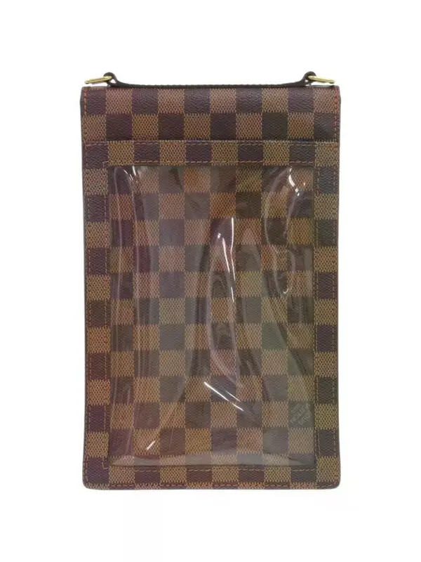 LOUIS VUITTON 2001 Damier Ebene Portobello Crossbody Bag