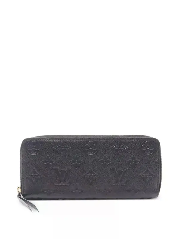 LOUIS VUITTON 2019 Monogram Empreinte Clemence Wallet - Black