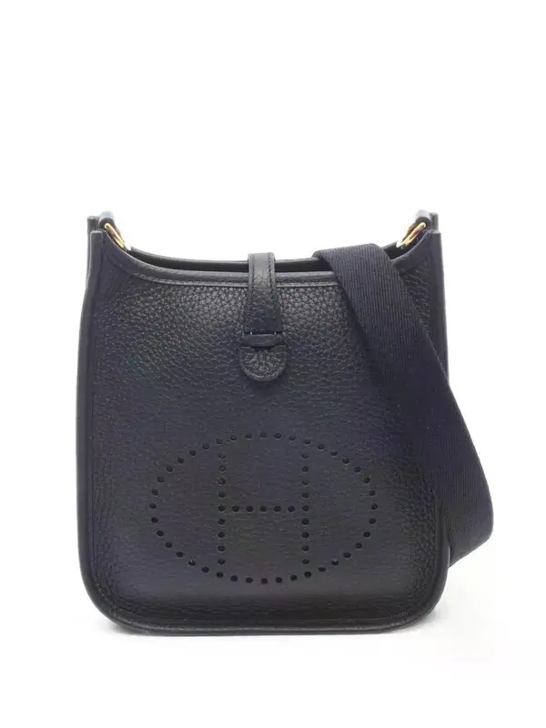 Hermès Leather Evelyne Tpm Shoulder Bag - Black