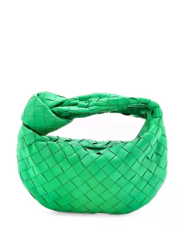 Bottega Veneta Bv Jodie Intrecciato Nappa Mini Hobo Bag - Green