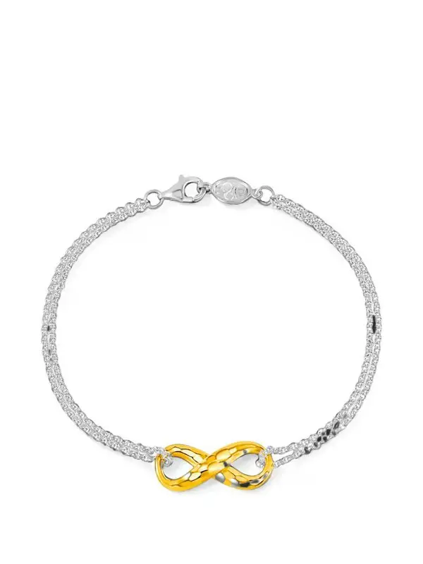 DOWER & HALL Entwined Infinity Bracelet - Silver