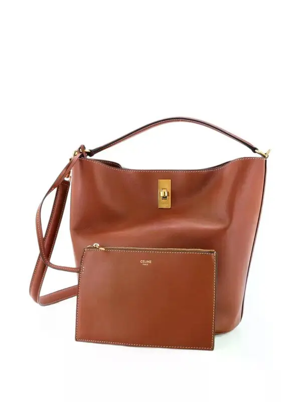 Celine 16 Bag Leather Bucket Bag