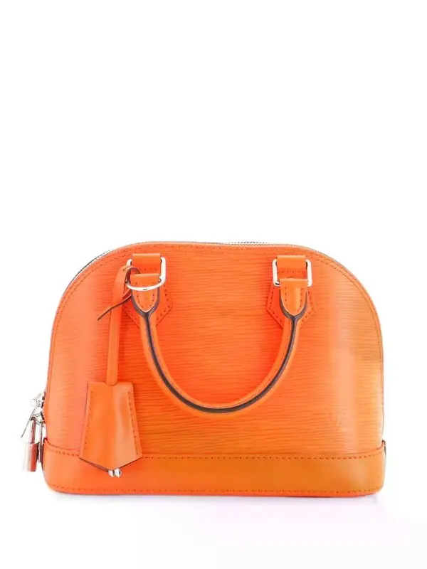 LOUIS VUITTON Alma Handbag Epi Leather Bb Satchel - Orange