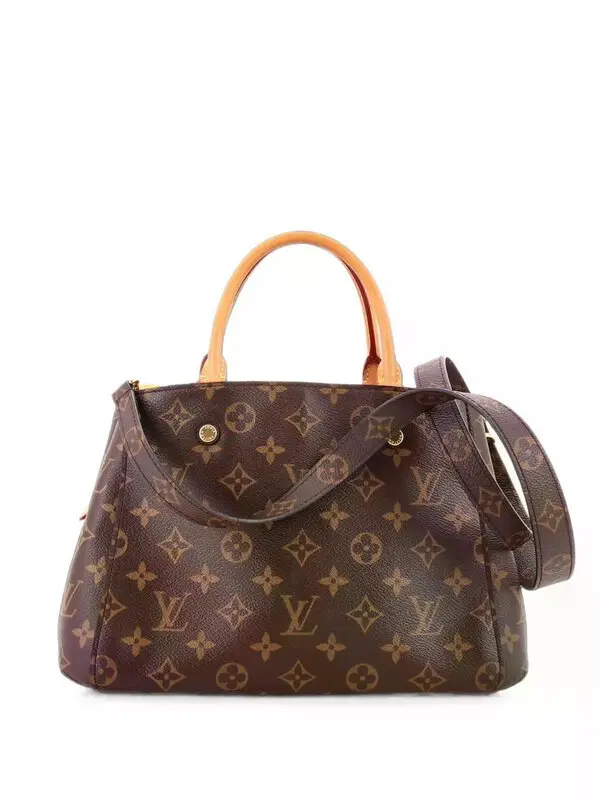 LOUIS VUITTON Montaigne Handbag Monogram Canvas Bb Satchel