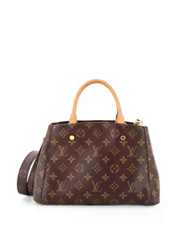 LOUIS VUITTON Montaigne Handbag Monogram Canvas Bb Satchel