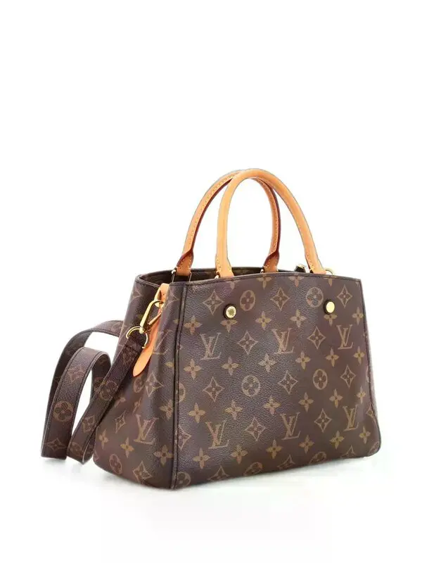 LOUIS VUITTON Montaigne Handbag Monogram Canvas Bb Satchel