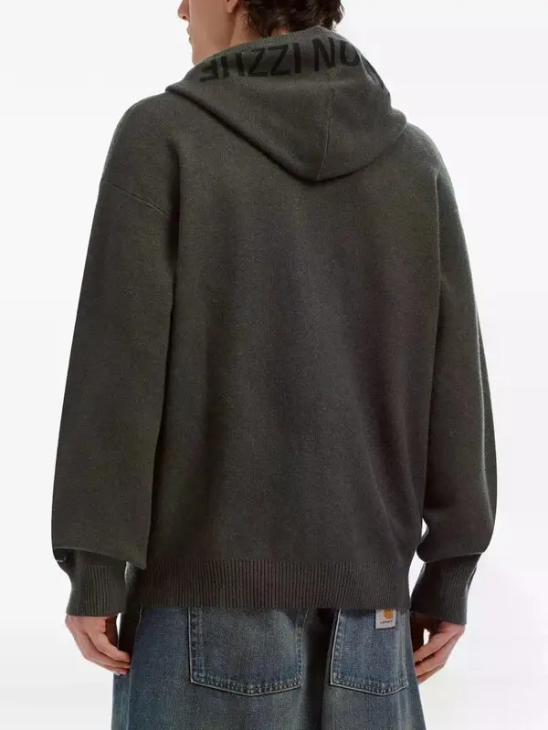 Izzue Logo-print Zip-up Hoodie