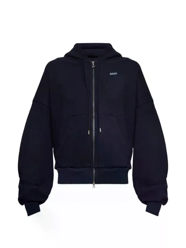 AVAVAV Logo-embroidered Zip-up Hoodie